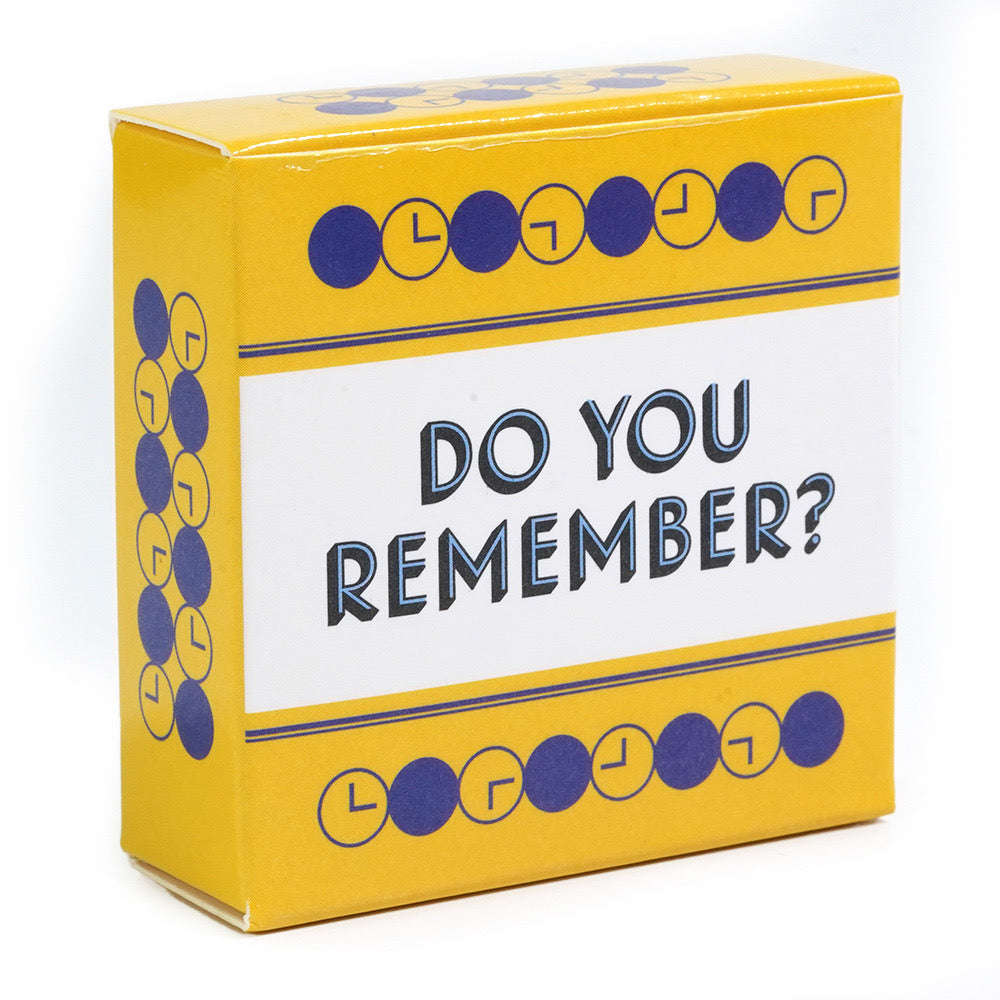 Do You Remember? – Boardgames and Puzzles