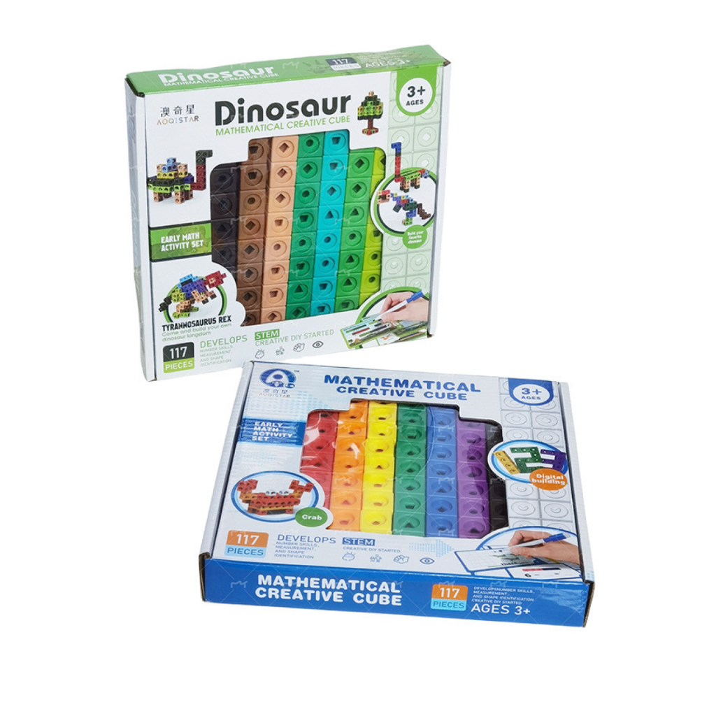 Dinosaur Mathematical Creative Cube – Boardgames and Puzzles