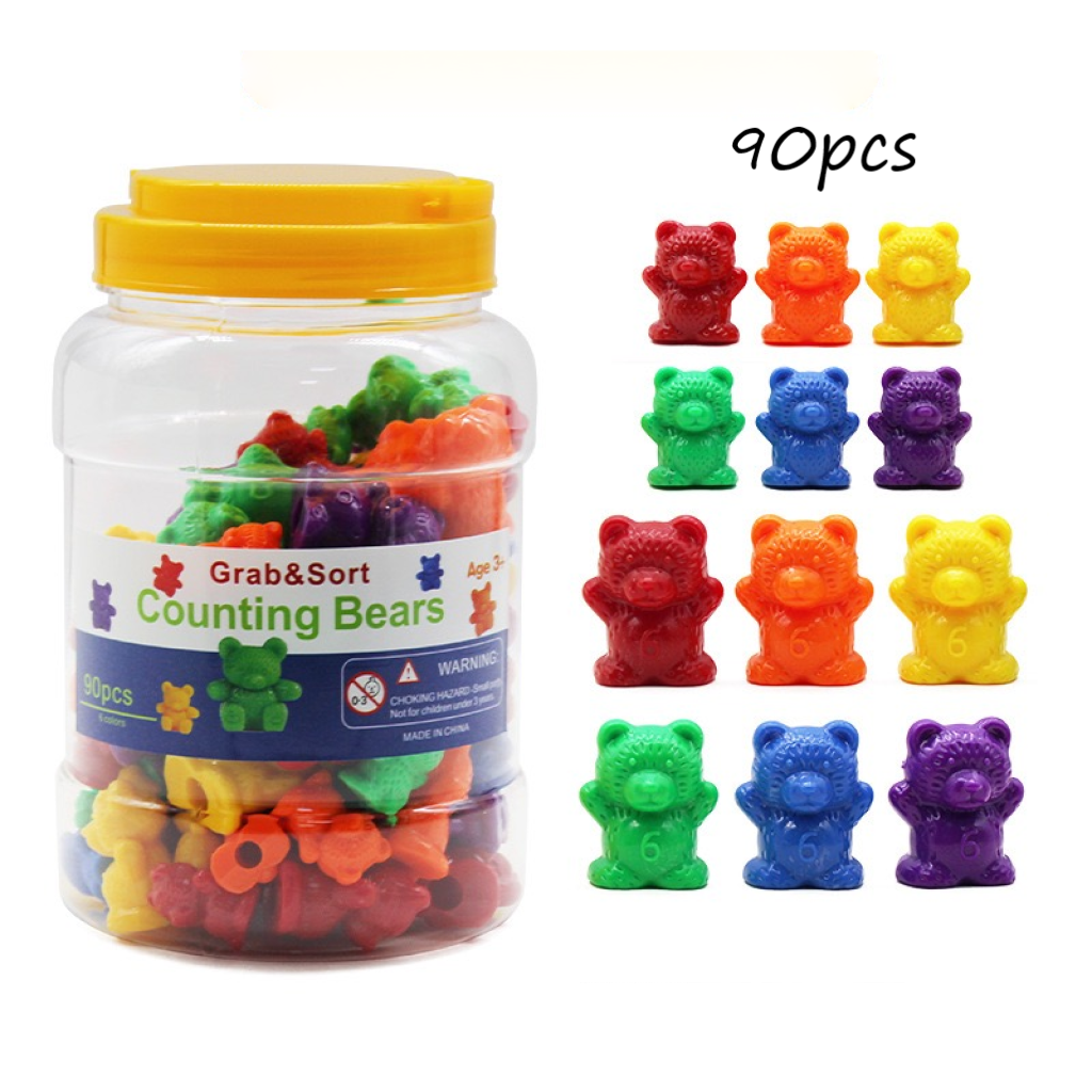 Counting Bears 90pcs – Boardgames and Puzzles