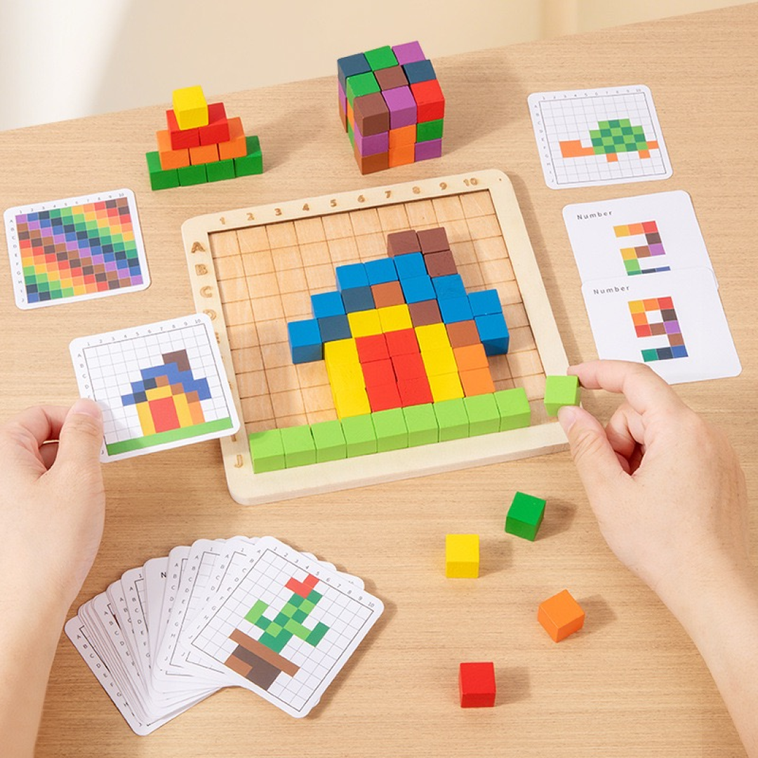 Pixel Art Puzzle Board – Boardgames and Puzzles
