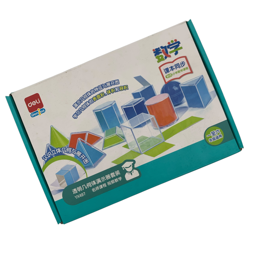 Transparent Geometric Solids Demonstration Set (12Solids) – Boardgames ...