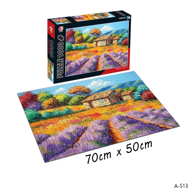 Lavender Field Puzzle 1000 Puzzle – Boardgames and Puzzles