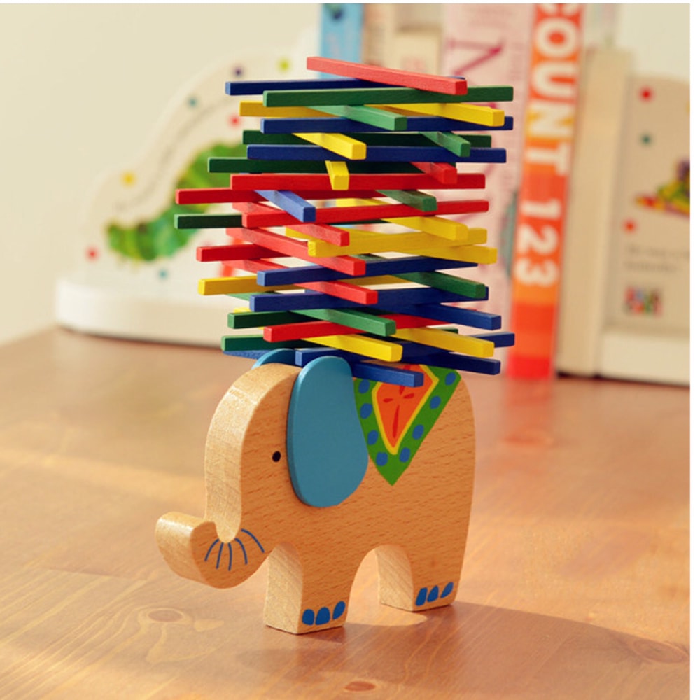 Balance Elephant Wood – Boardgames and Puzzles